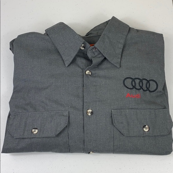 Vintage | Shirts | Audi Button Down Uniform Work Shirt | Poshmark